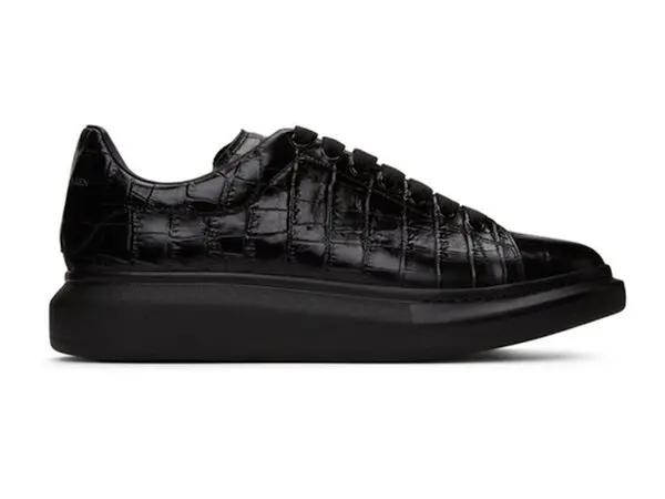 Alexander McQueen Oversized Croc-effect Sneakers