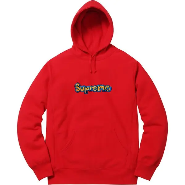 Supreme Gonz Logo Hooded Sweatshirt - Red