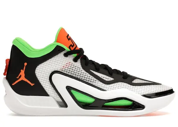 JORDAN Tatum 1 Home Team Sneakers - White/black/green Strike