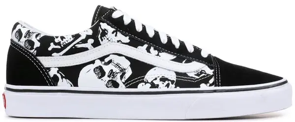 VANS Old Skool Skullsin Sneakers - Black/true White