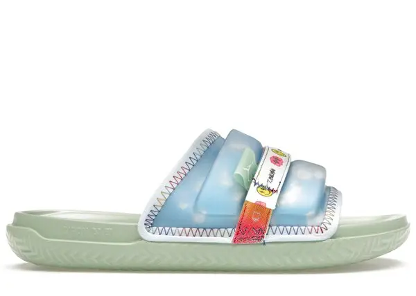 JORDAN Super Play Slide J Balvinin - Celestine Blue/barely Green