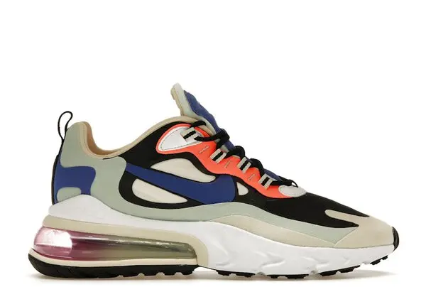 Nike Air Max 270 React - Fossil/hyper Blue/black