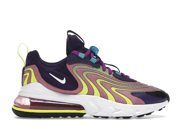 Nike Air Max 270 React Eng - Eggplant/white/magic Flamingo