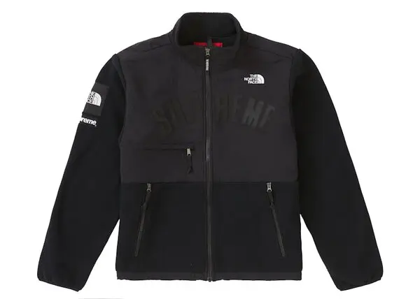 Supreme The North Face Arc Logo Denali Fleece Jacket - Black