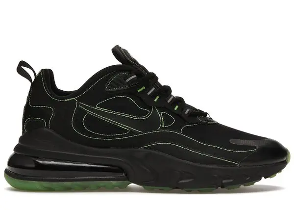 Nike Air Max 270 React Sneakers - Black/electric Green
