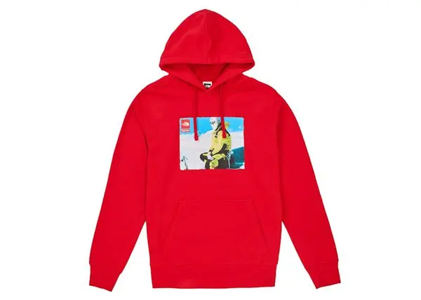 Supreme The North Face Photo Hooded Sweatshirt - Red