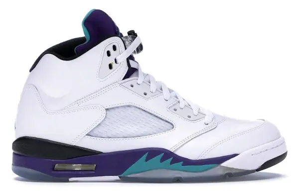 JORDAN 5 Retro Grape - White/emerald/new Grape