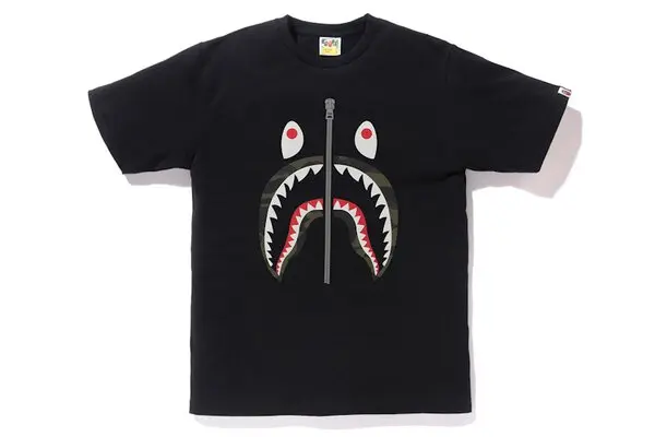 BAPE Reflector 1st Camo Shark Tee Shirt