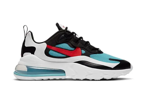 Nike Air Max 270 React Sneakers - Summit White/bleached Aqua/black