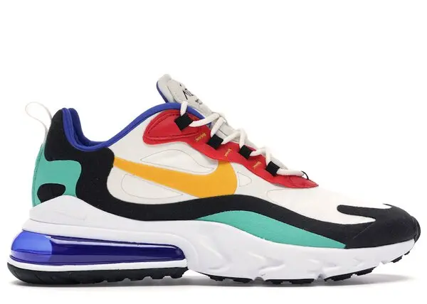 Nike Max 270 React Bauhaus Sneakers - Phantom/university Gold/university Red