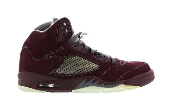 JORDAN 5 Retro Sneakers - Deep Burgundy/light Graphite/silver