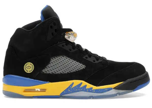 JORDAN 5 Retro Shanghai Shen Sneakers - Black/varsity Maize/varsity Royal