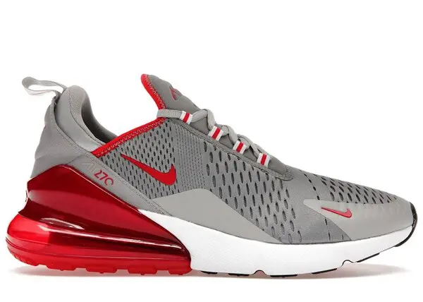 Nike Air Max 270 Sneakers - Particle Grey/university Red/white