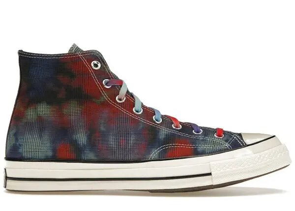 CONVERSE Chuck Taylor All Star 70 Hi Tie Dye Plaid