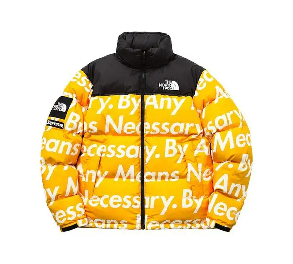 Supreme The North Face Nuptse Jacket - Yellow