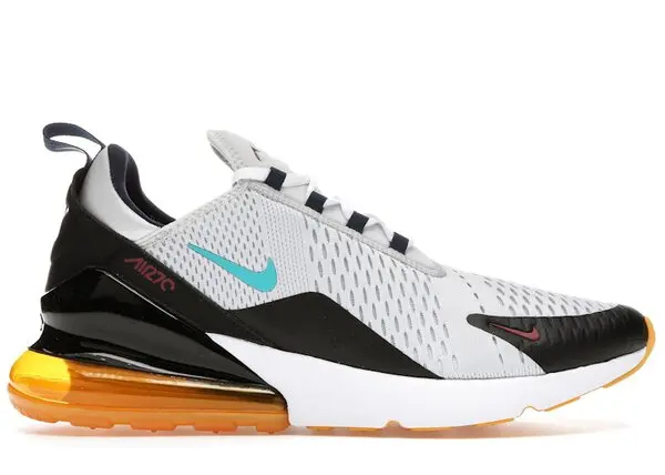 Nike Air Max 270 Sneakers - Pure Platinum/oracle Aqua/black