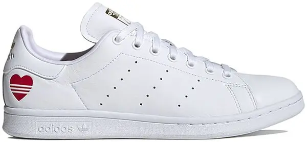 Adidas Stan Smith Valentine's Day Sneakers - Cloud White/scarelet Red