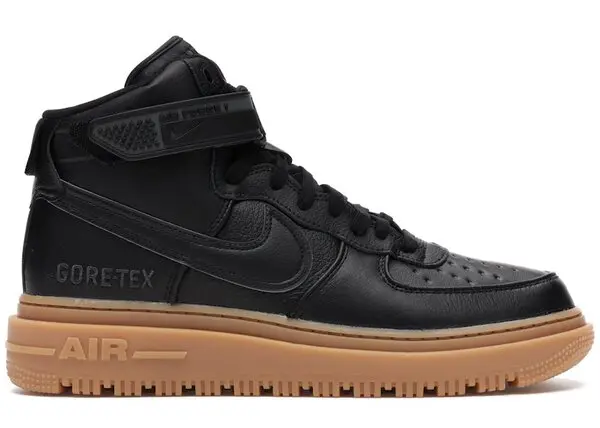 Nike Air Force 1 High Gore-tex Boot - Black/anthracite/gum Medium Brown