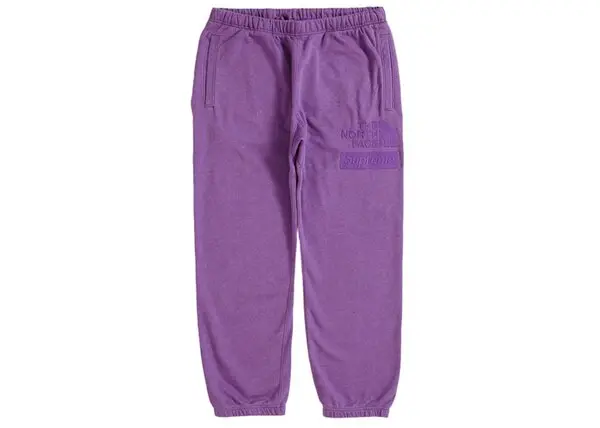 Supreme The North Face Pigment Printed Sweatpant - Purple