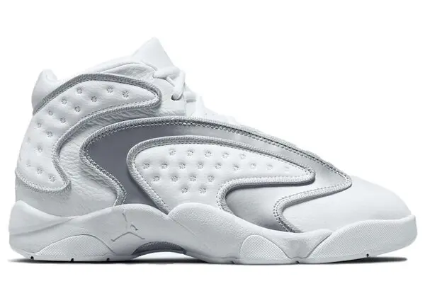JORDAN Og Sneakers - White/metallic Silver