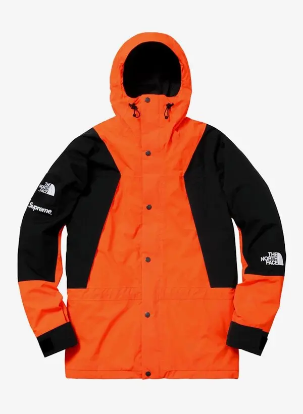 Supreme The North Face Mountain Light Jacket - Orange