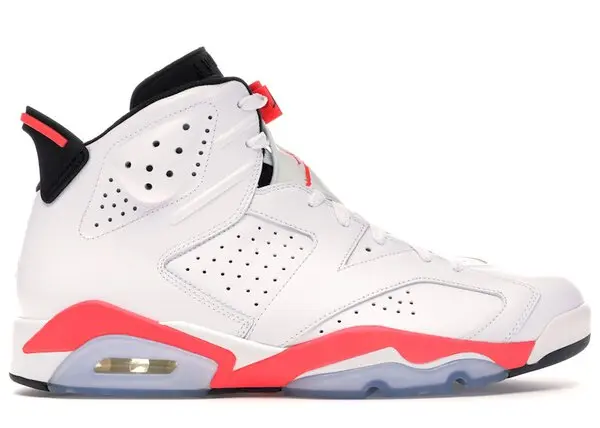 JORDAN 6 Retro Infrared - White/infrared