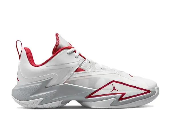 JORDAN One Take 3 Sneakers - White/gym Red/light Smoke Grey