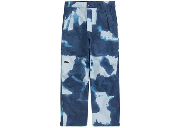 Supreme The North Face Bleached Denim Print Mountain Pant - Indigo