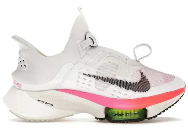 Nike Air Zoom Tempo Next% Flyease Rawdacious Sneakers - White/washed Coral/pink Blast