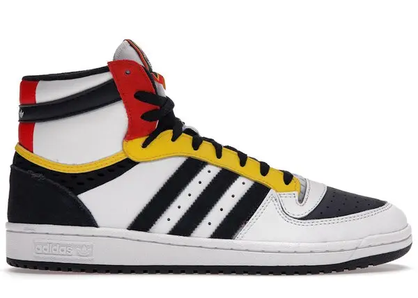 Adidas Top Ten Rb High-top Sneakers - White/legend Ink/red