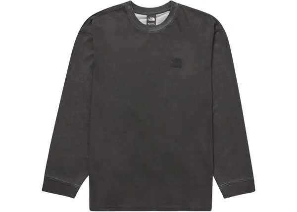 Supreme The North Face Pigment Printed Long Sleeve Top - Black