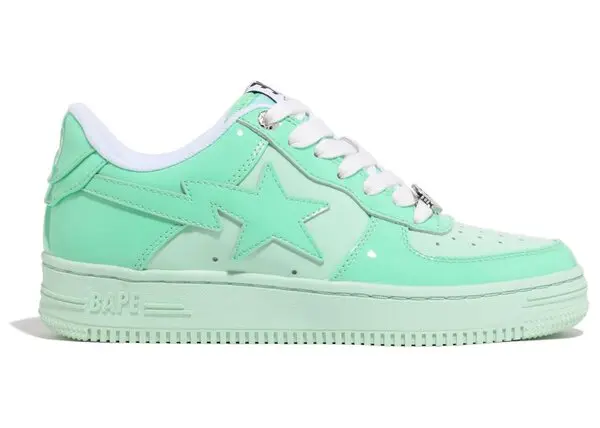 BAPE A Bathing Ape Colors Sta Sneakers - Green