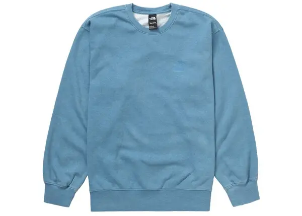 Supreme The North Face Pigment Printed Crewneck Sweatshirt - Turquoise