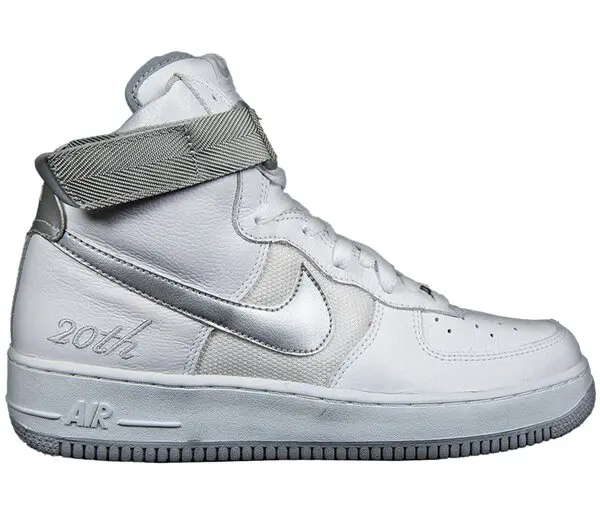 Nike Air Force 1 High L/m 20th Anniversaryin - White/metallic Silver