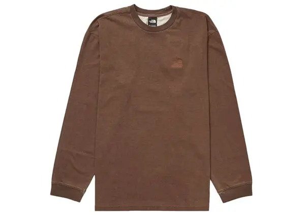 Supreme The North Face Pigment Printed Long Sleeve Top - Brown