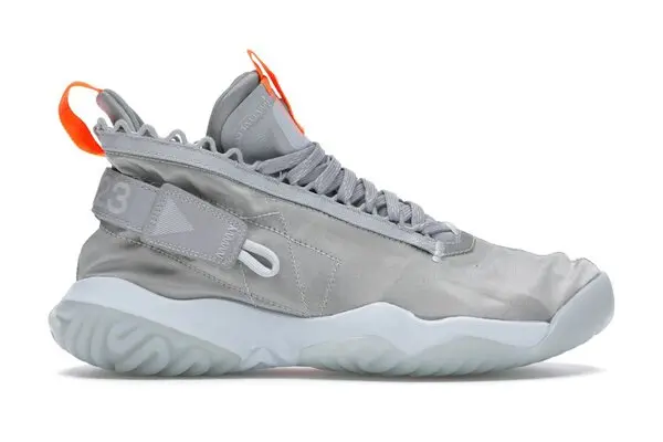 JORDAN Proto React Sneakers - Wolf Grey/pure Platinum/total Orange
