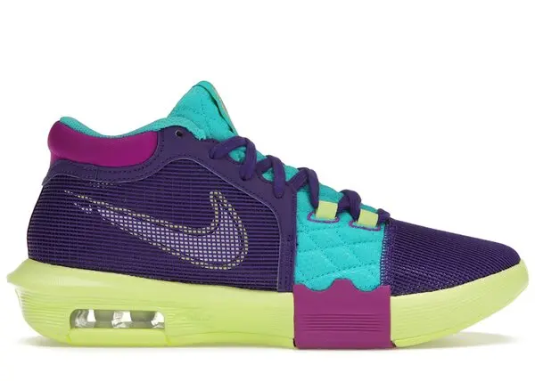 Nike Lebron Witness Sneakers - Field Purple/dusty Cactus/light Lemon Twist