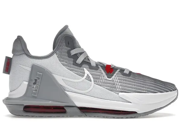 Nike Lebron Witness 6 Sneakers - Pure Platinum/university Red/white