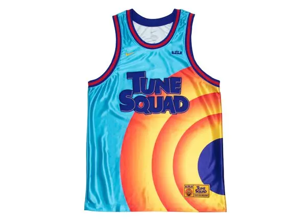 Nike Lebron X Space Jam Tune Squad Jersey - Light Blue Fury