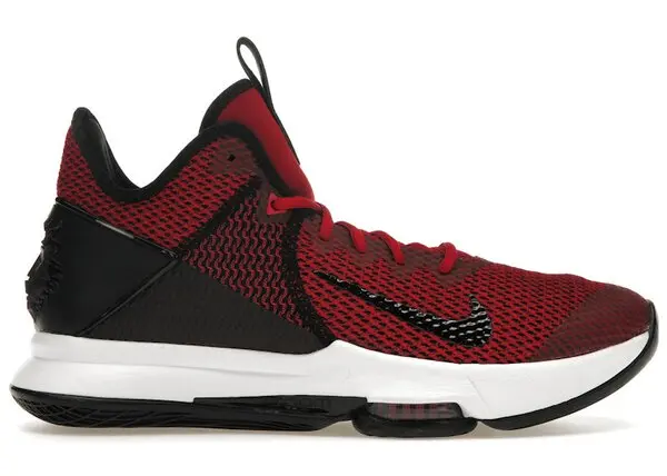 Nike Lebron Witness 4 Sneakers - Black/university Red/gym Red
