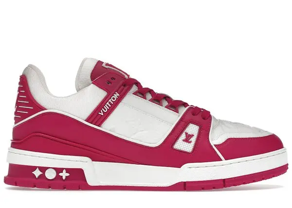 LOUIS VUITTON Trainer Lowin Sneaker - White/fuchsia