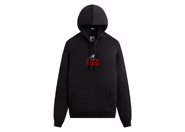 Kith X Disney Mickey Classic Logo Hoodie - Black