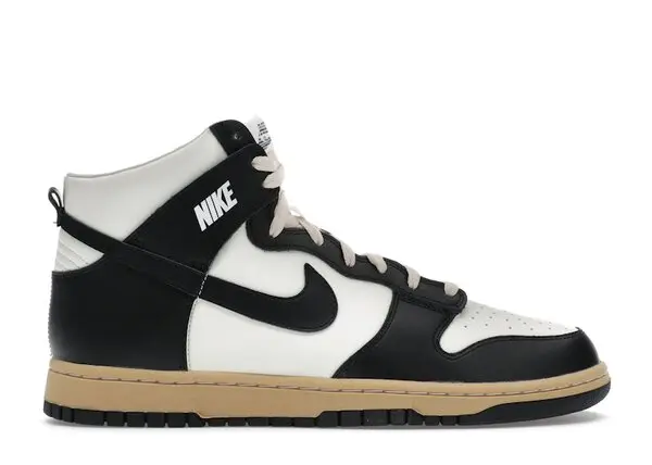 Nike Dunk High Retro Vintage Panda Sneakers