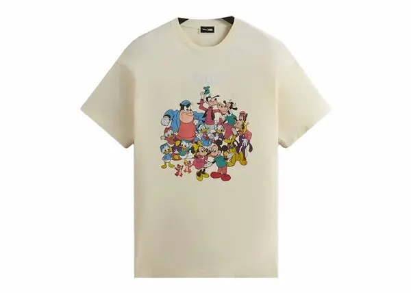 Kith X Disney Mickey & Friends Vintage Tee Shirt - Sandrift