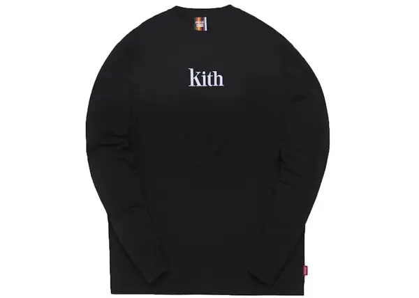 Kith X Cocacola Enjoy Bottle Long Sleeve Tee Shirt - Black
