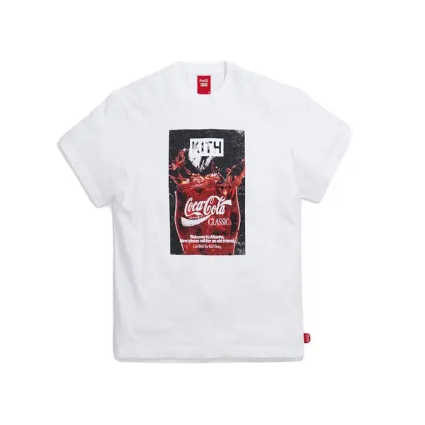 Kith X Cocacola Splash Vintage Tee Shirt - White