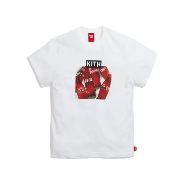 Kith X Cocacola Language Bottle Vintage Tee Shirt - White