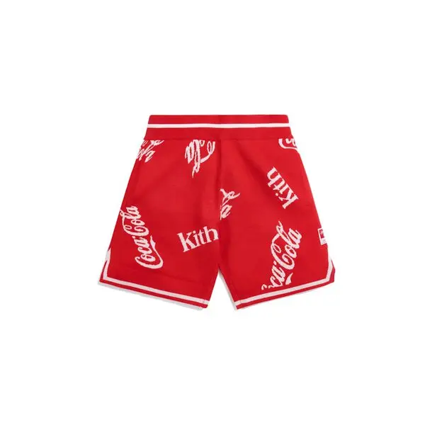 Kith X Coca-cola X Mitchell & Ness Coke Logo Short