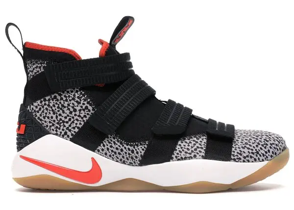 Nike Lebron Zoom Soldier Safari - Black/white/atmosphere Grey