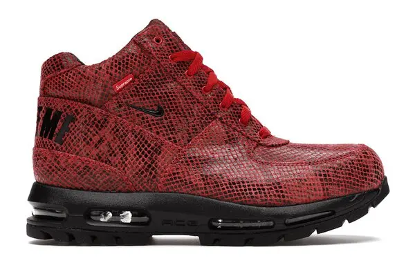 Nike Air Max Goadome Supreme Sneakers - Fire Red/black